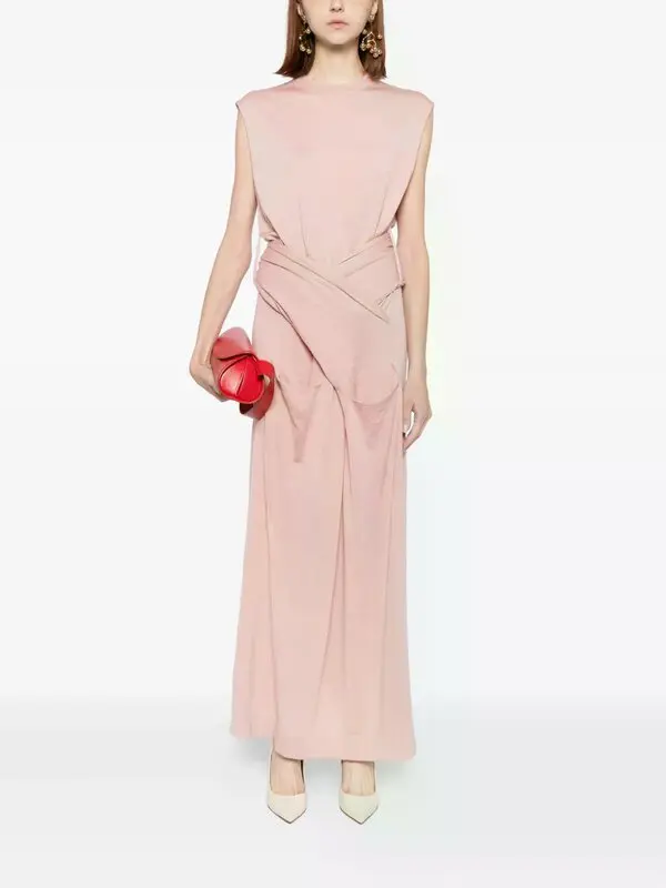 JIL SANDER Draped Sleeveless Dress