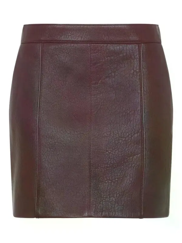 Chloé Panelled Mini Skirt - Red