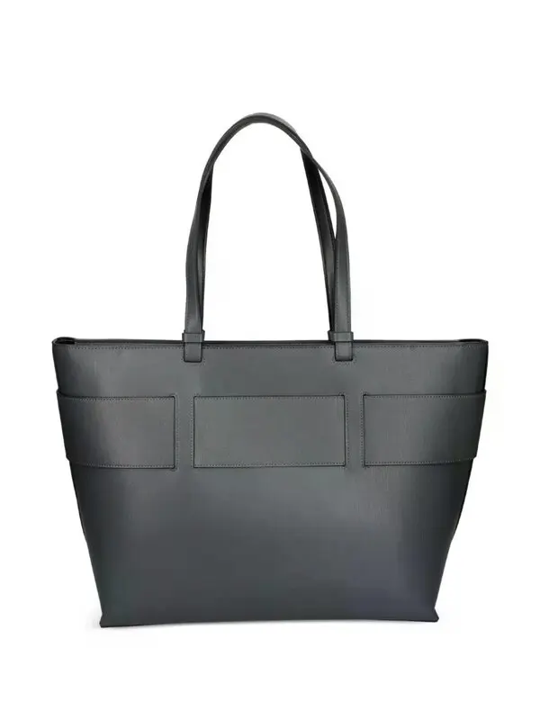 Armani Exchange Buckle-detail Tote Bag - Grey