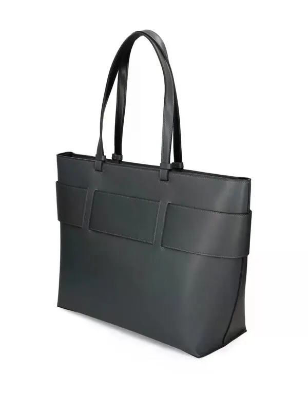 Armani Exchange Buckle-detail Tote Bag - Grey