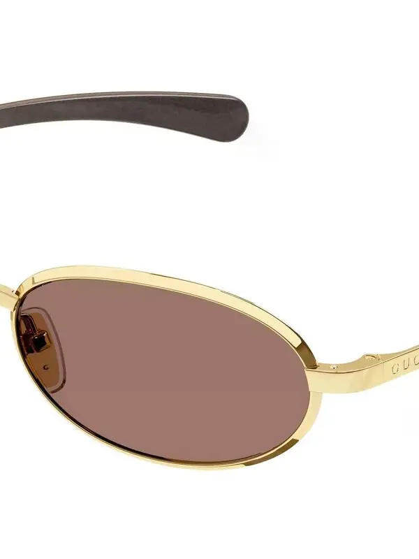 Gucci Oval-frame Sunglasses