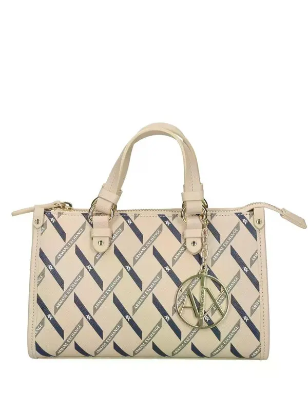 Armani Exchange Patterned Tote Bag - Neutrals