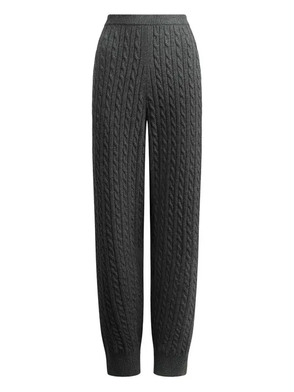 12 STOREEZ Rye Cable-knit Trousers