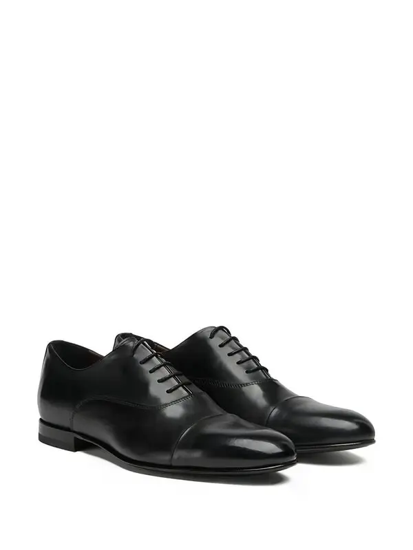 Corneliani Leather Oxford Shoes