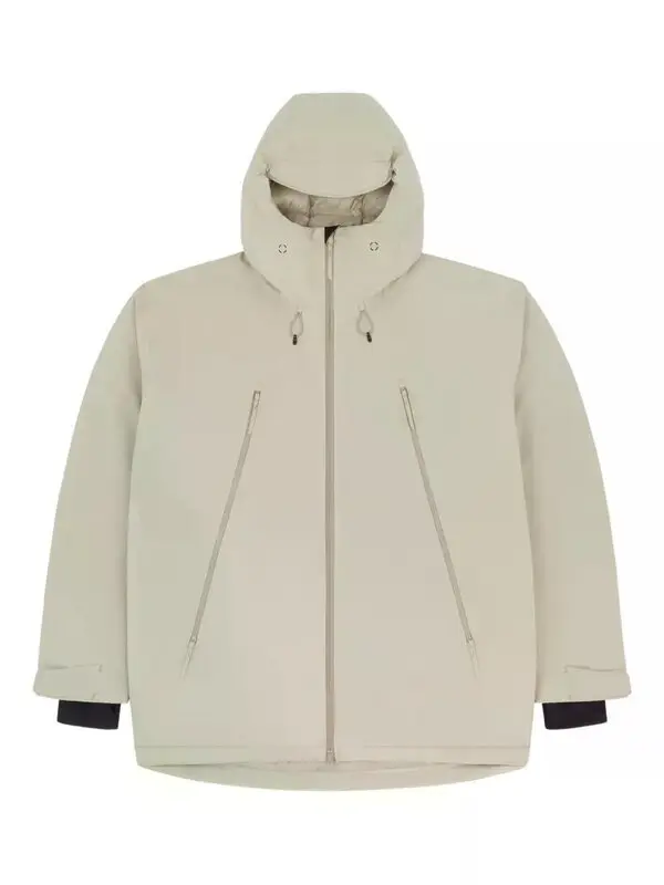 MM6 MAISON MARGIELA X SALOMON Hooded Zip-front Jacket - Neutrals