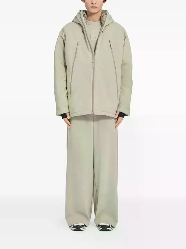 MM6 MAISON MARGIELA X SALOMON Hooded Zip-front Jacket - Neutrals