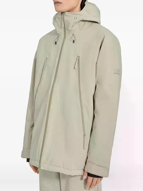 MM6 MAISON MARGIELA X SALOMON Hooded Zip-front Jacket - Neutrals