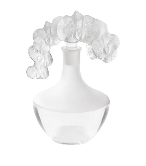 Lalique La Orchid Crystal Decanter - Clear