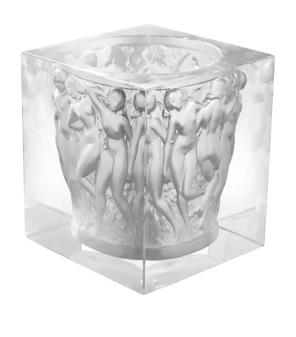 Lalique Crystal Révélation Bacchantes Vase - Clear