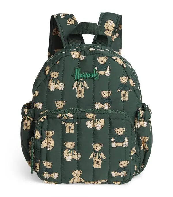 Harrods Quilted Henry Bear Backpack