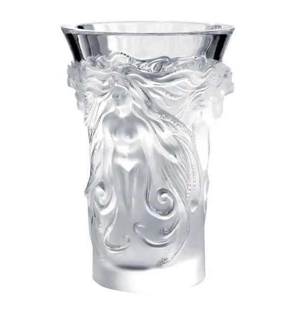 Lalique Crystal Fantasia Vase - Clear