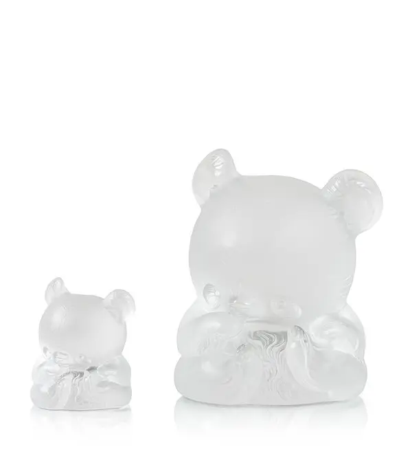 Lalique X Han Meilin Crystal Yuan-yuan Panda Ornament