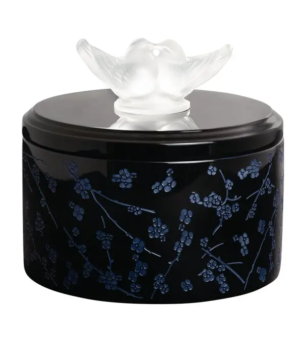 Lalique Lacquered Fleurs De Cerisier Box