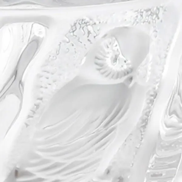 Lalique La Owl Crystal Decanter