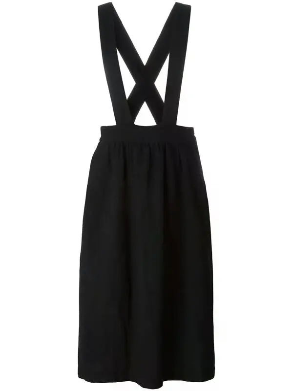 Comme Des Garçons Pinafore Skirt - Black