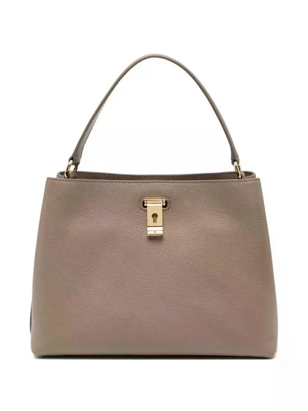 Bally Top Handle Shoulder Bag With Lock Fastening