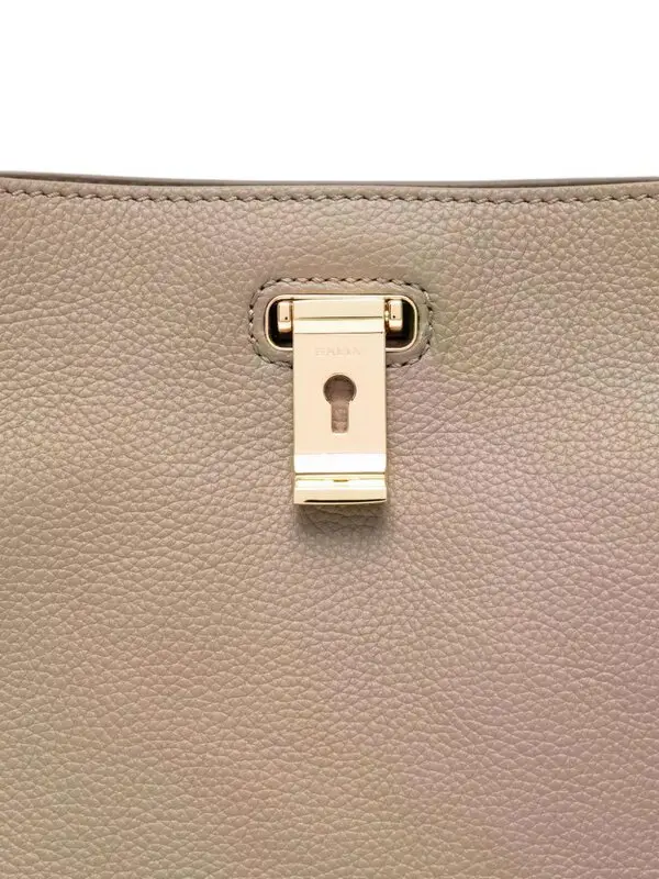Bally Top Handle Shoulder Bag With Lock Fastening