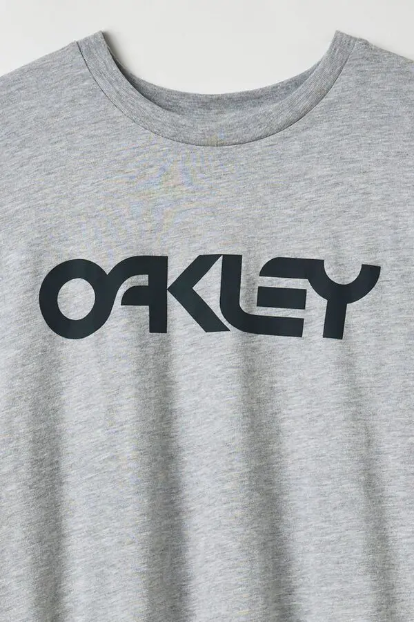 Oakley Mark Ii Logo Graphic Long Sleeve Tee - Grey