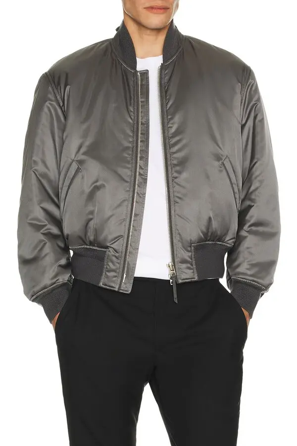 TOM FORD Soft Silk Satin Bomber