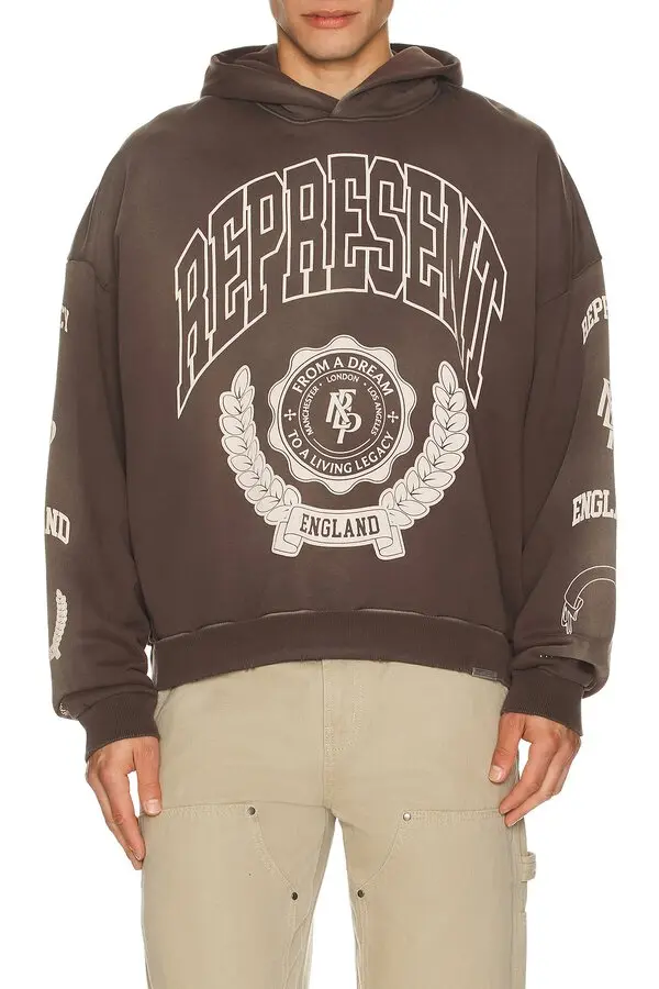 REPRESENT Legacy Crest Hoodie - Nero