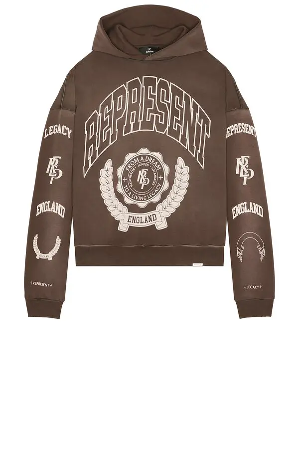 REPRESENT Legacy Crest Hoodie - Nero
