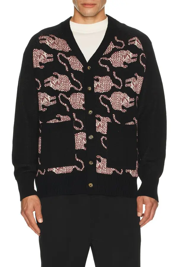 KARDO Agamay Knitted Cardigan With Patch Pockets