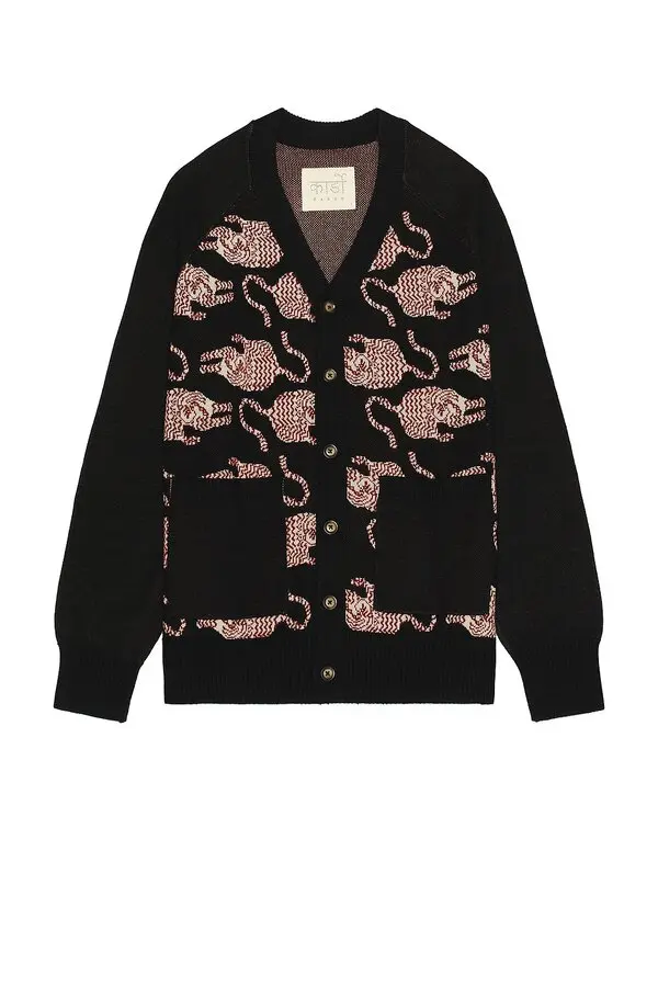 KARDO Agamay Knitted Cardigan With Patch Pockets