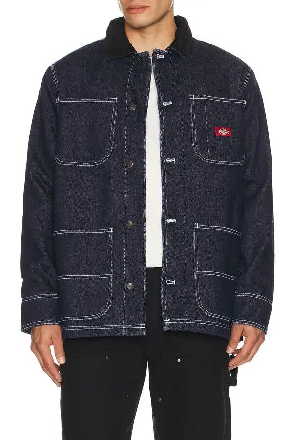 Dickies Denim Blanket Lined Chore Coat