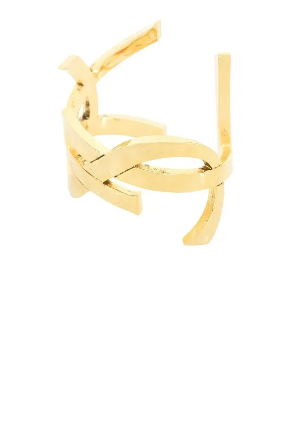 Saint Laurent Cassandre Cuff - Or 3n Patine