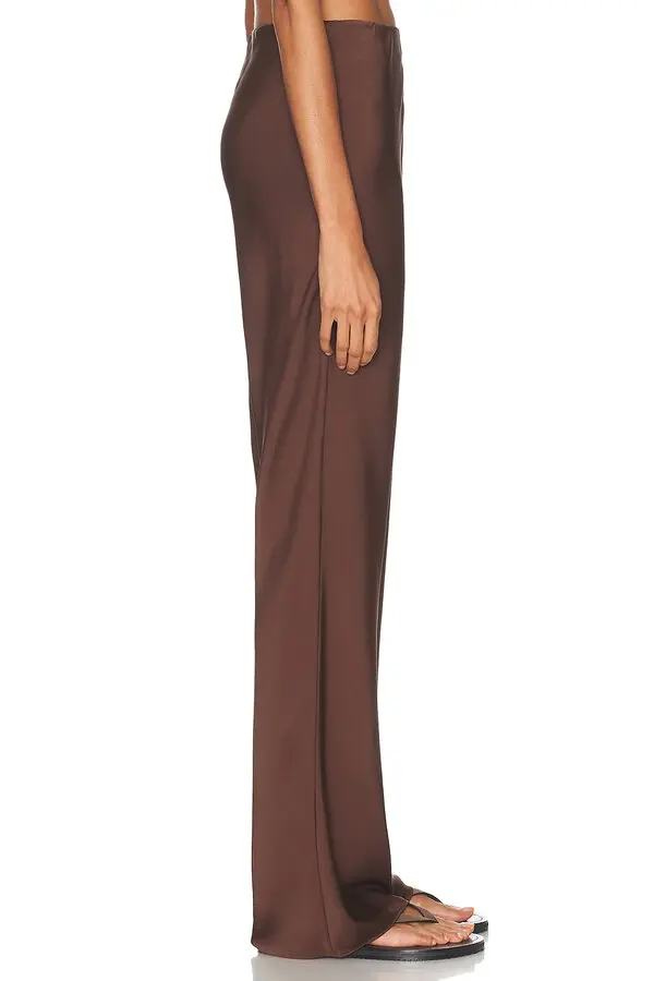 SRG Lennon Silk Pant - Brown