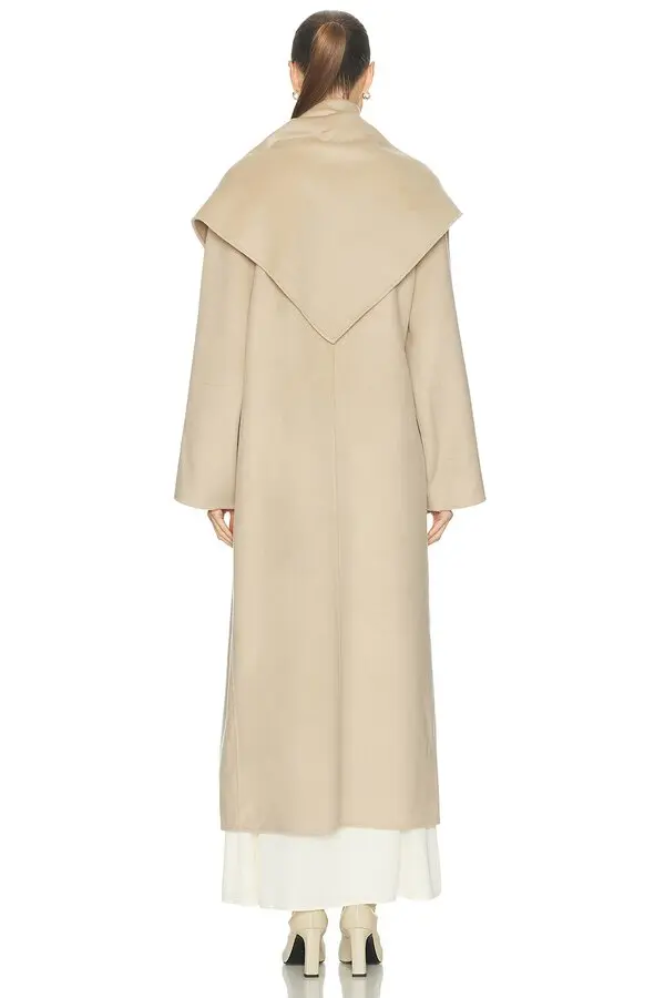 SRG Octavia Melton Wool-cashmere Coat