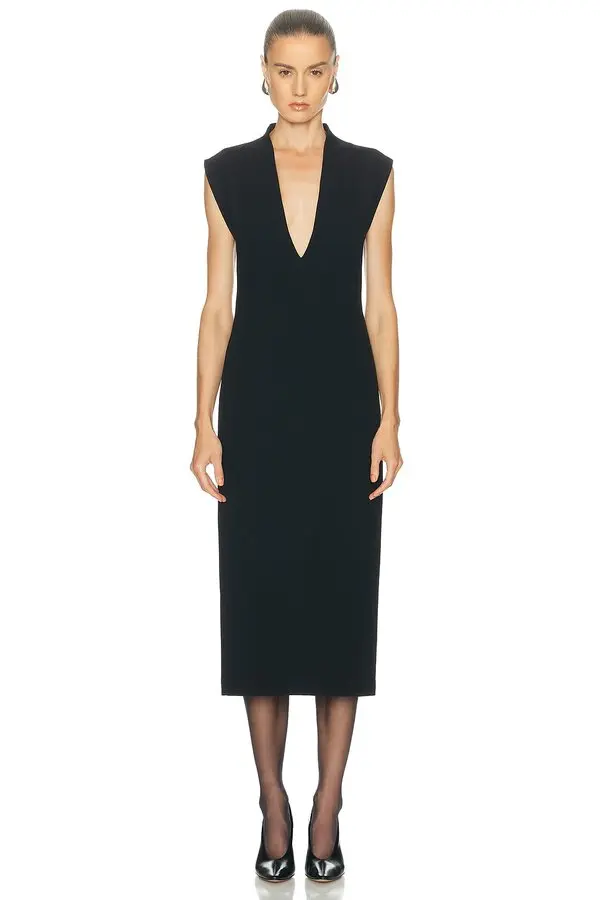 SRG Ava Midi Dress - Black