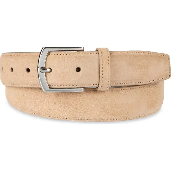 Cole Haan Suede Belt - Khaki