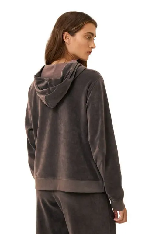 PACT Organic Cotton Pure Velour Zip Hoodie