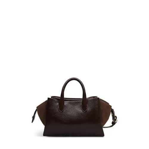 RADLEY The Romilly Small Ziptop Satchel Bag - Dark Oak