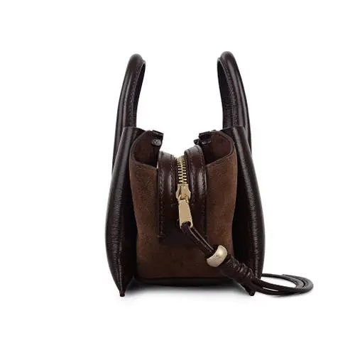 RADLEY The Romilly Small Ziptop Satchel Bag - Dark Oak