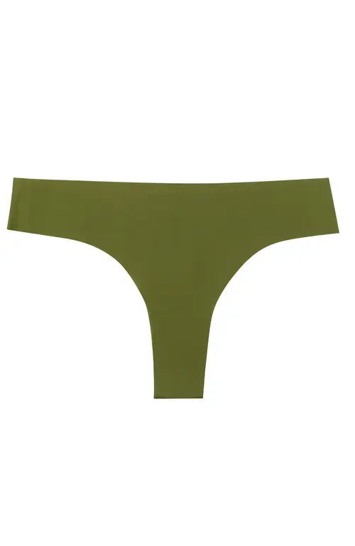 Uwila Warrior Soft Seamless Thongs - Terrarium Moss
