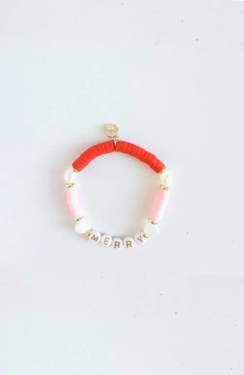 BITS & BOWS Merry Bracelet - Red