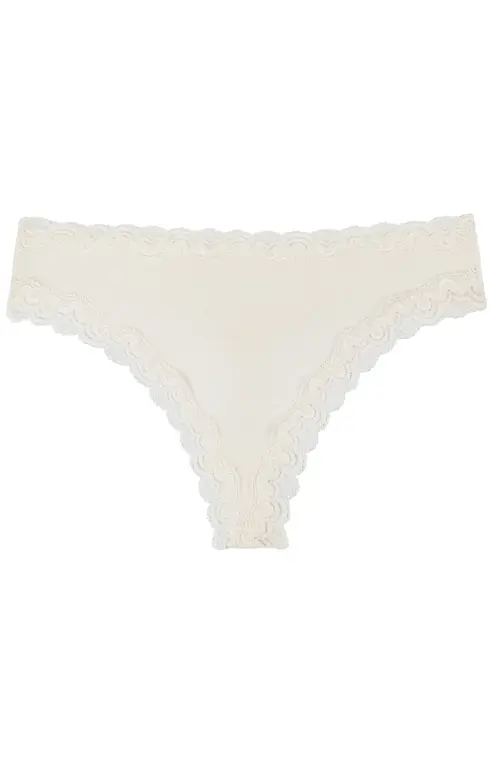 Uwila Warrior Soft Silk Thong Underwear - Winter White