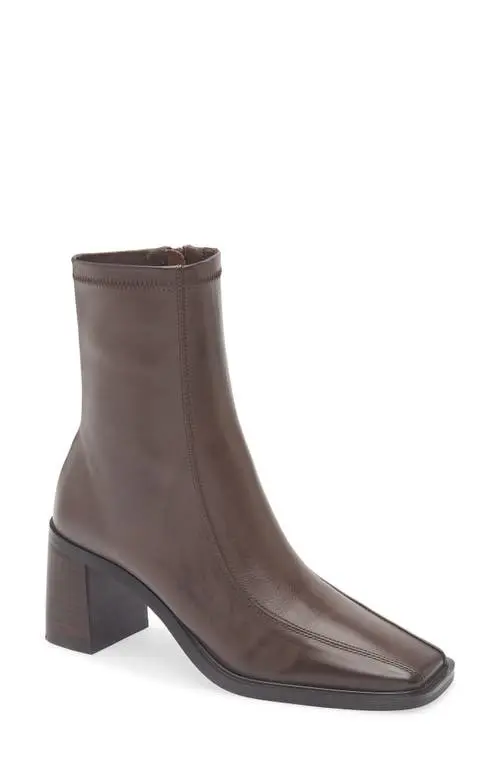 TONY BIANCO Leather Ankle Boots - Choc Como