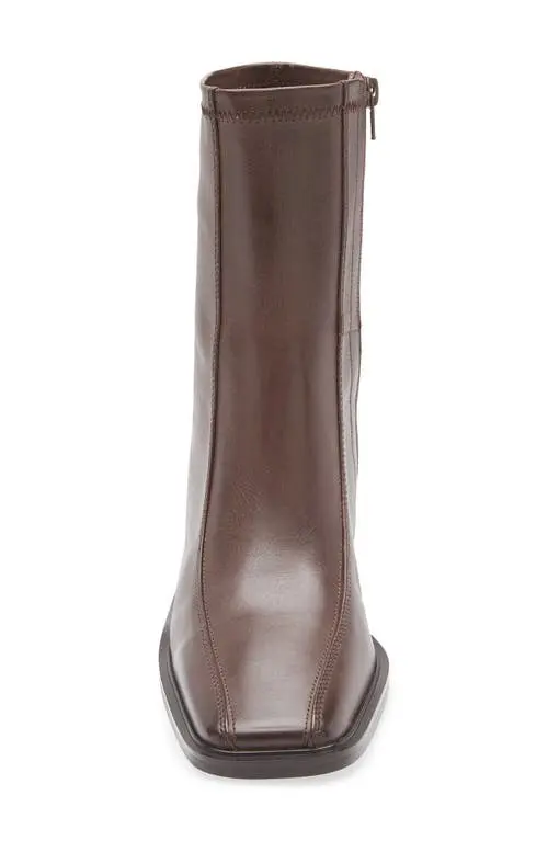 TONY BIANCO Leather Ankle Boots - Choc Como
