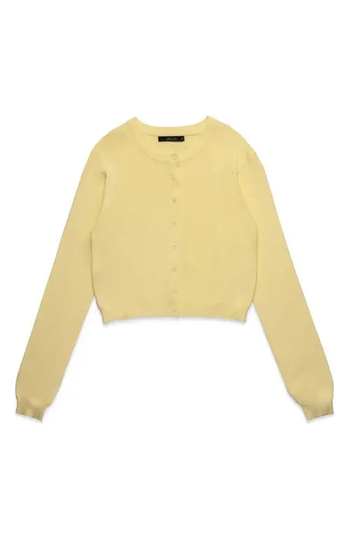 Deluc Clark Crop Cardigan - Butter