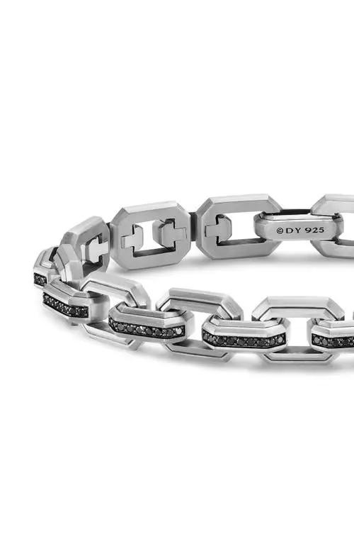 David Yurman Faceted Flat Link Bracelet
