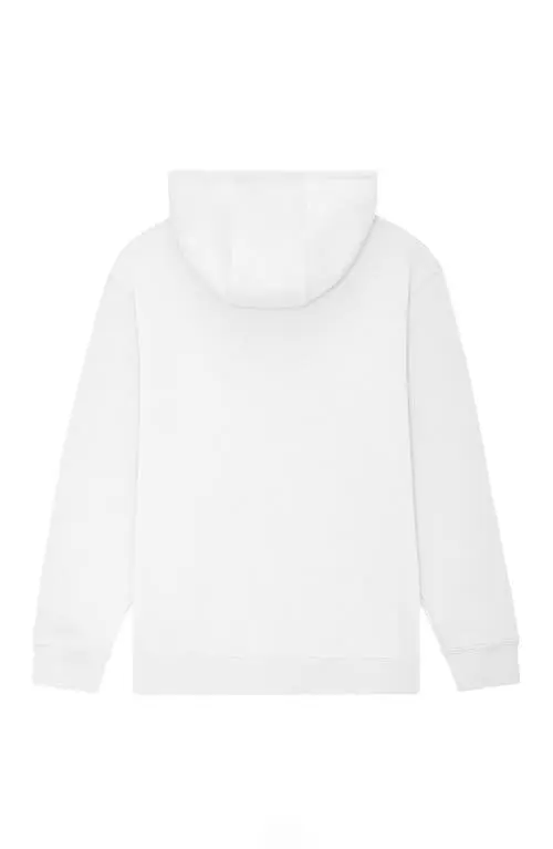 DALIX Ghost Garden Relaxed Fit Hoodie - White
