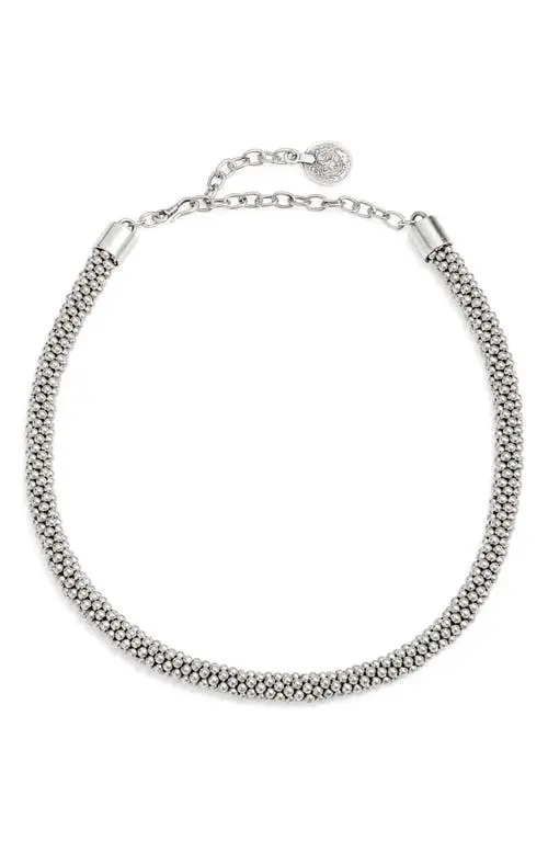 CHILD OF WILD Yara Beaded Necklace - Silver