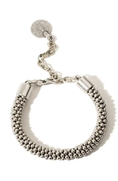 CHILD OF WILD Yara Beaded Anklet - Silver