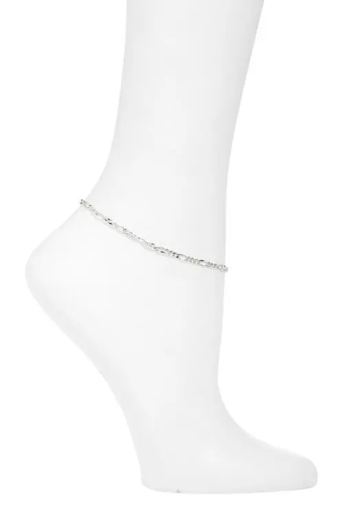 CHILD OF WILD Basic Ii Chain Anklet - Silver