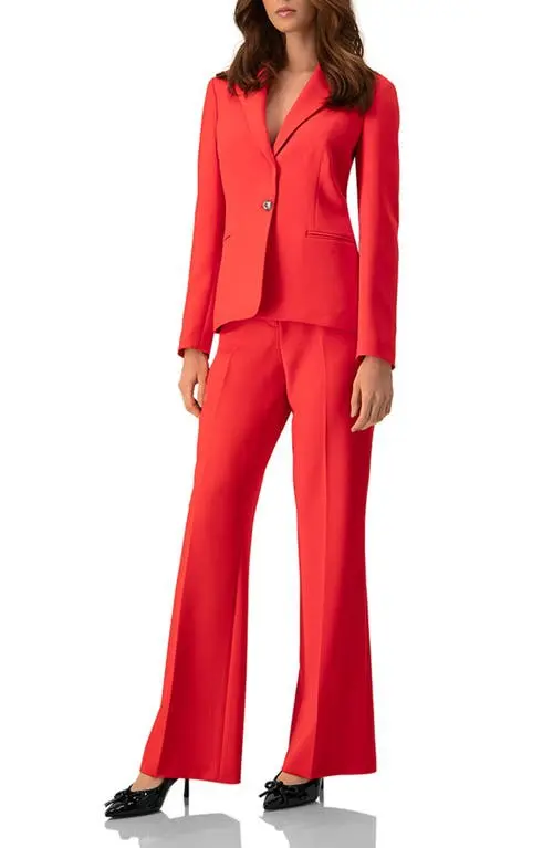 IVONNE Single-button Fitted Blazer