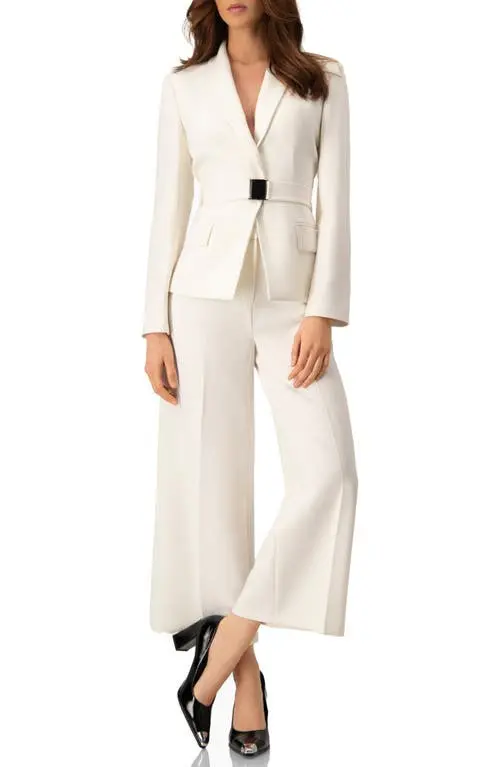 IVONNE Tailored Belted Blazer