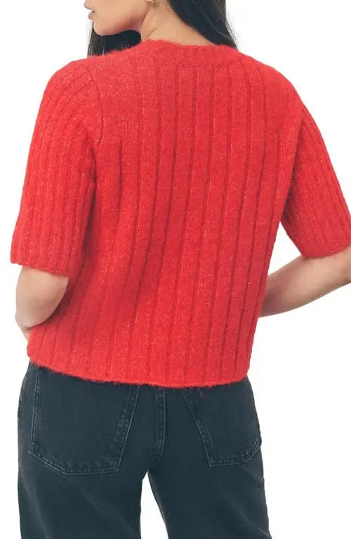 NEXT Short Sleeve Ribbed Sweater